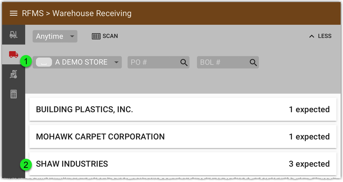 How to Receive Inventory – Apps