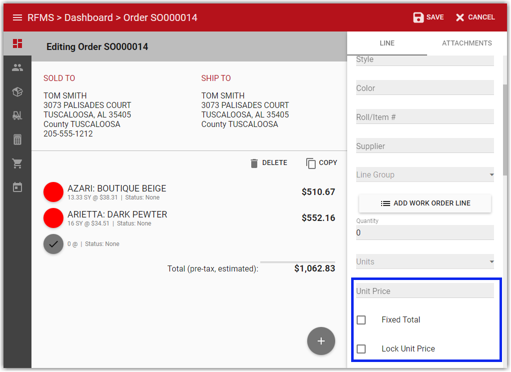 How to Adjust Price of a Line Item – Apps