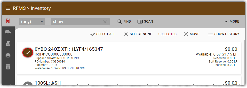 How to Move Inventory via the Inventory Search Screen in Warehouse ...